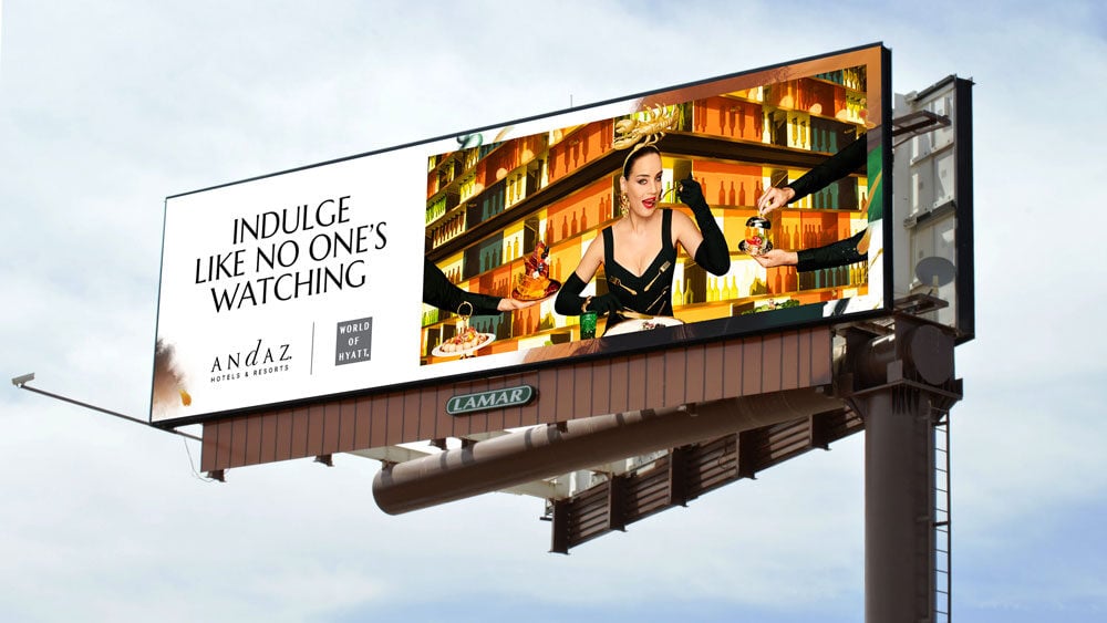 How Hyatt Andaz set a new benchmark for luxury brand advertising with DOOH