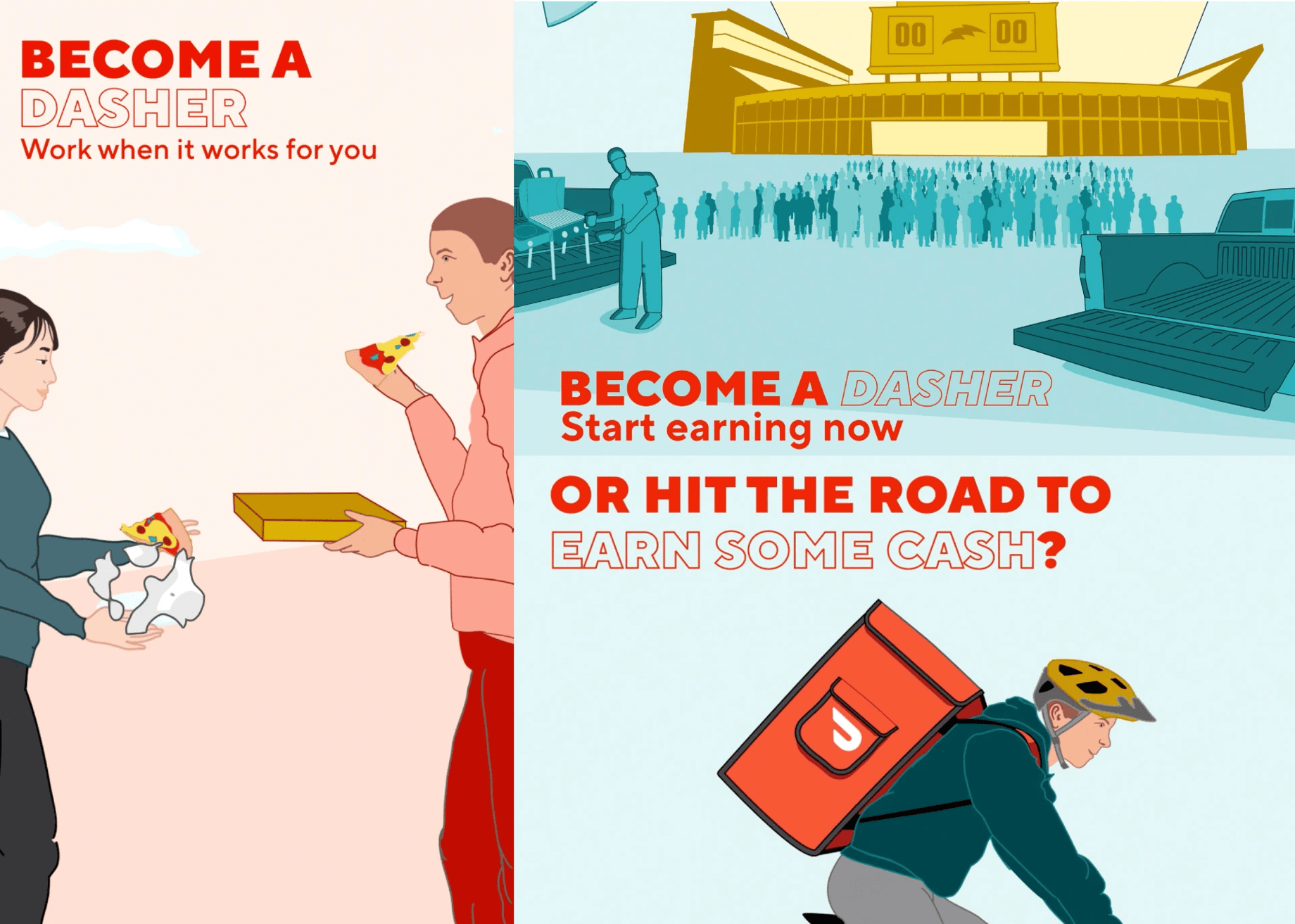 How DoorDash is reinventing its media strategy to boost Dasher sign ups