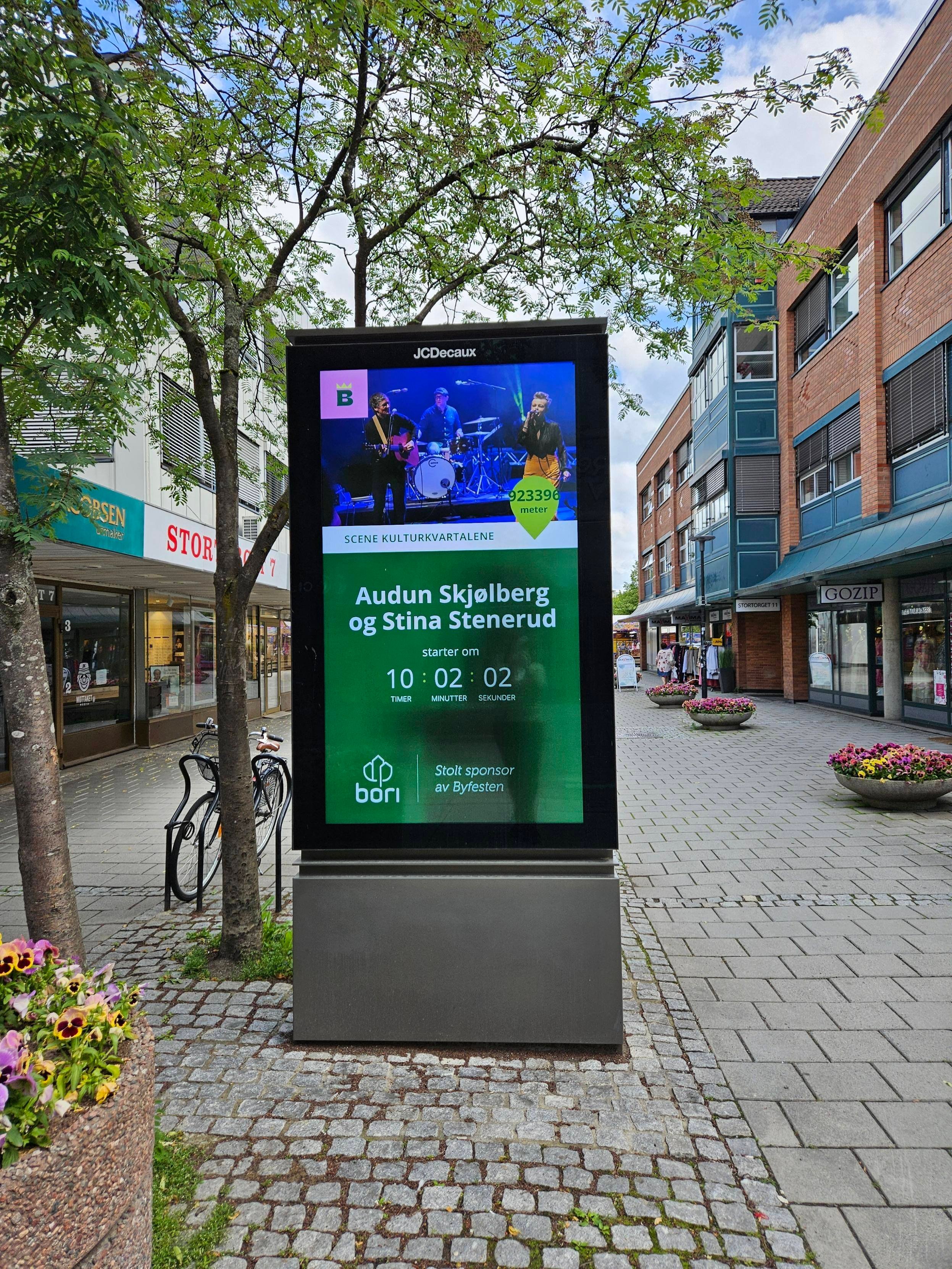 Dynamic DOOH Drives Engagement for Byfesten Music Festival in Norway